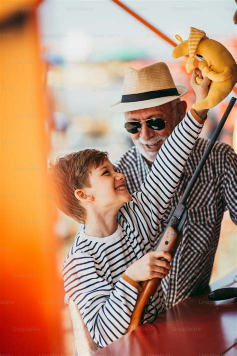 Grandfather And Grandson Having Fun And Spending Good Quality Time