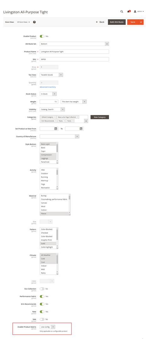 Magento 2 B2b Product Variants Matrix Configurable Catalog Extension