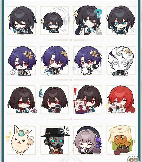 Hsr Chibi Наклейки