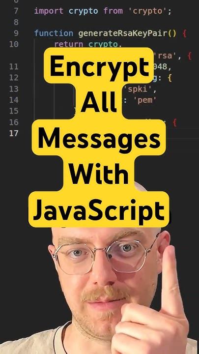 Encrypt Messages With Javascript And Avoid The Feds Coding