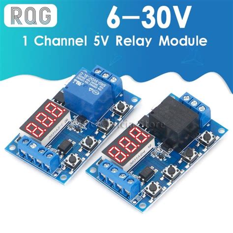 Channel V Relay Module Time Delay Relay Module Trigger OFF ON Switch Timing Cycle