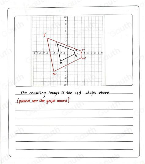 Solved The Figure Below Is Dilated By A Factor Of 2 Centered At The
