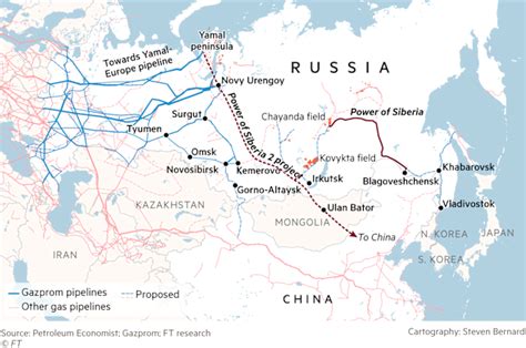 Russias Planned Gas Pipeline To China Hit By Construction Delay