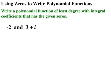 Ppt Lesson 7 5 Roots And Zeros Powerpoint Presentation Free Download Id9716248