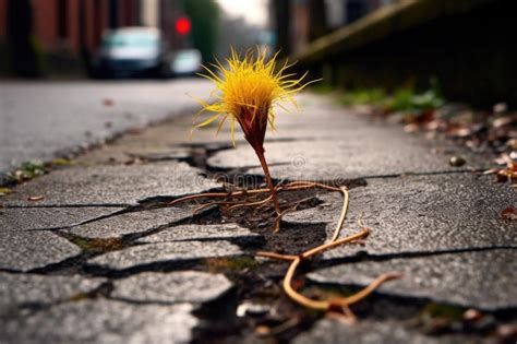 Roots On Pavement Stock Image Image Of Street Natural