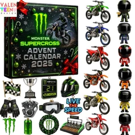 Monster Energy Supercross Advent Calendar 2025 Valenteenodesign