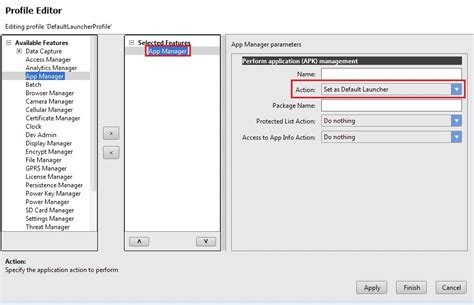 Set Default Launcher With App Manager Techdocs