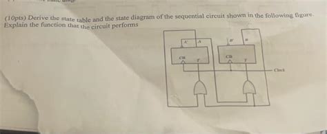 10pts Derive The State Table And The State Diagram