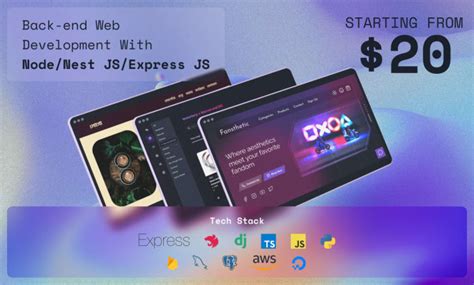 create backend apis using node nest and express js by sanvirajzahin