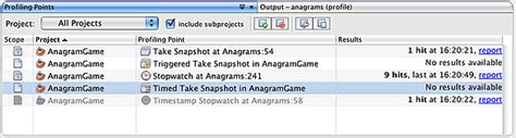 Using Profiling Points In Netbeans Ide