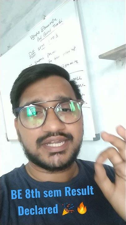 Gtu Result Be 8th Sem Gtu Exam News Today Shorts Youtube