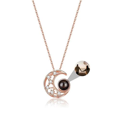 Personalized Custom Projection Necklace Luxuriant Time