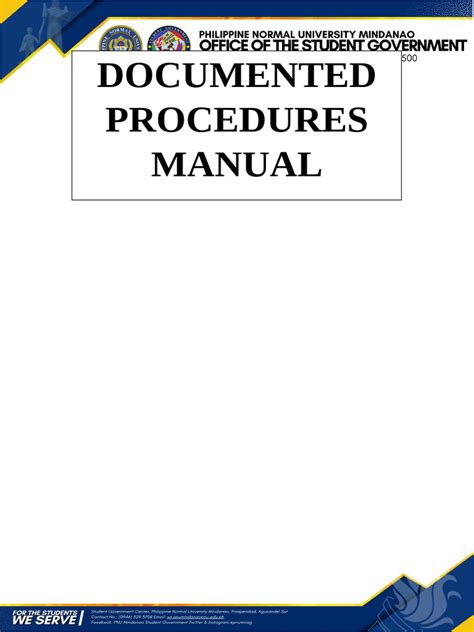 Documented Procedures Manual Pdf