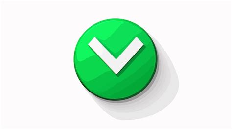 Green Check Mark Icon On Circular Checkbox Vector Premium Ai Generated Vector