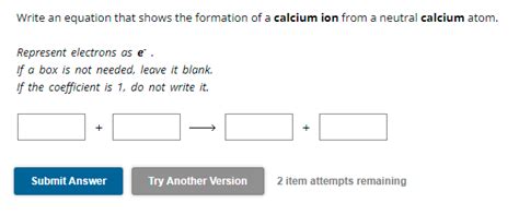 Solved Write An Equation That Shows The Formation Of A
