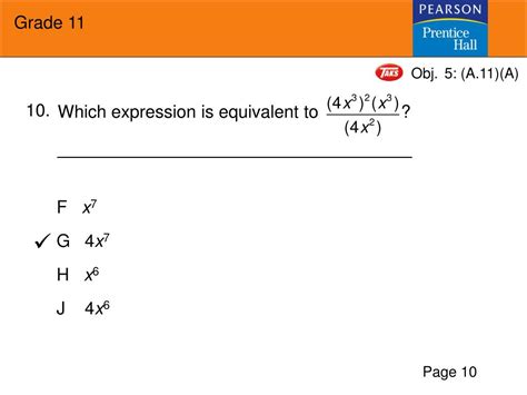 Ppt Which Equation Best Represents The Relationship Between X And Y In The Table At The Right