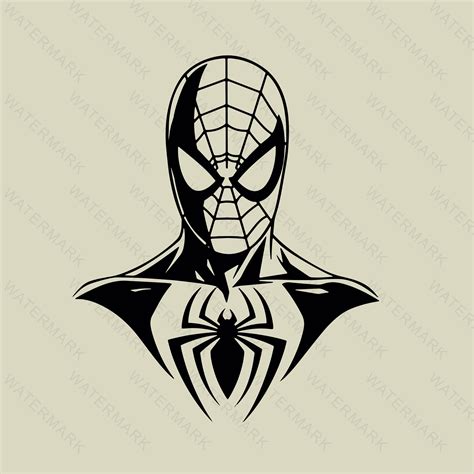 Spiderman Svg Spiderman Decoration Spiderman Silhouette Cutting
