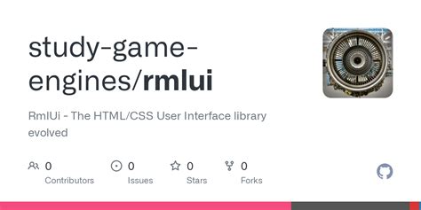 Github Study Game Engines Rmlui Rmlui The Html Css User Interface