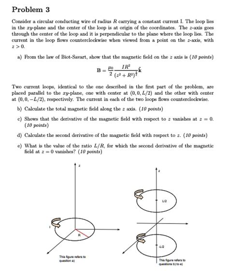 solved problem 3 consider a circular conducting wire of radius r