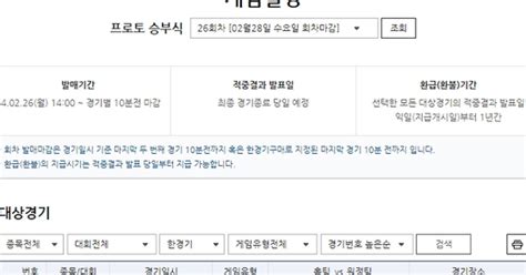 스포츠토토를 즐기는 소액 구매한경기구매도 있 토토