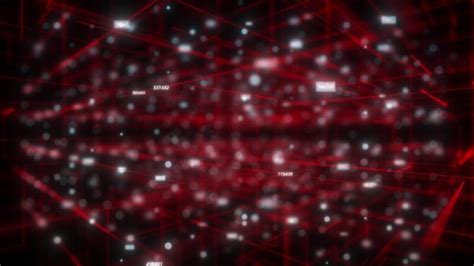 Digital Data Network Connection In Digital Cyberspace Hi Tech Technology Bokeh Background