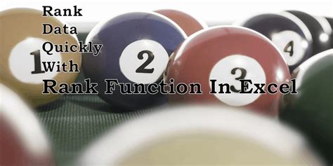 how to use rank function in excel efinancialmodels