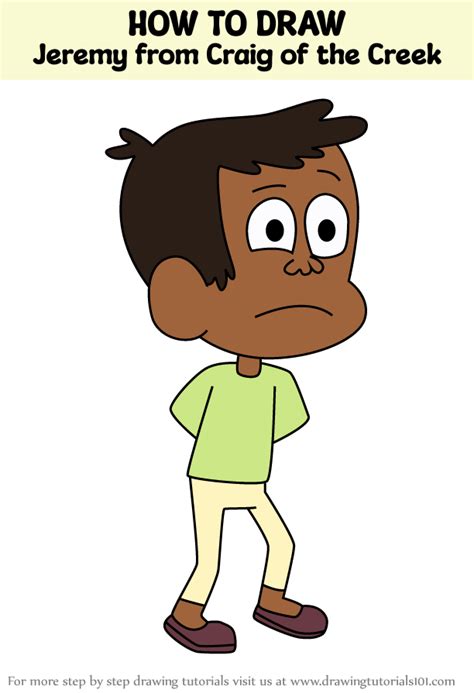 How To Draw Jeremy From Craig Of The Creek Craig Of The Creek Step By Step