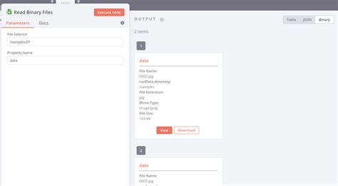 Inconsistency In The Read Binary Files And Webhook Trigger Nodes For