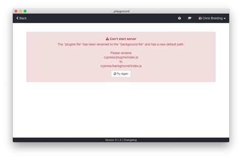 Proposal Improve Desktop Gui Error Messages · Issue 2955 · Cypress Io