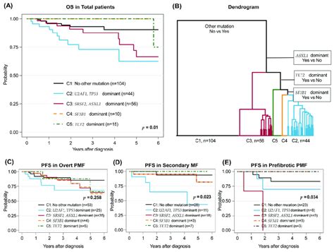 hierarchical clustering in the overall cohort a applied to overall