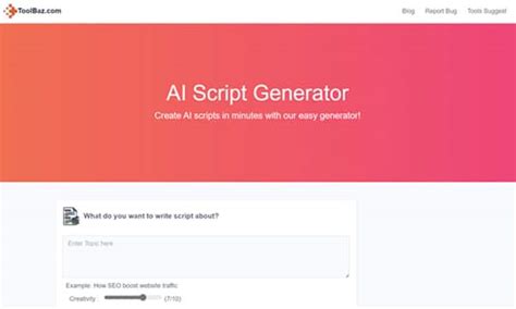 11 Best Ai Movie Script Generators