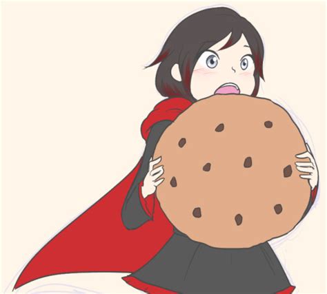 Ruby With A Giant Cookie RWBY Know Your Meme