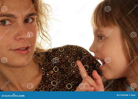 Moeder En Dochter Stock Foto Image Of Debatteer Vrolijk 6169546