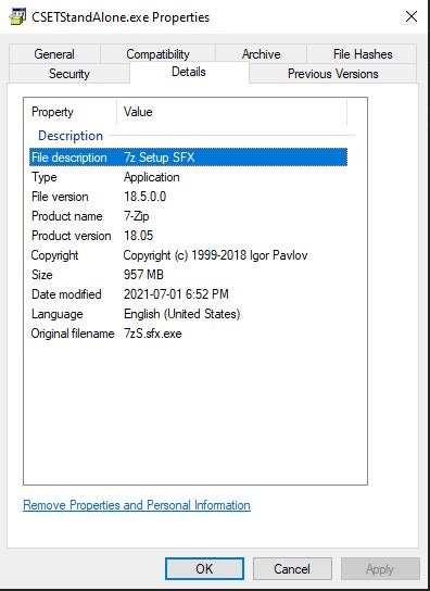 Installer Metadata Is Wrong Issue Cisagov Cset GitHub