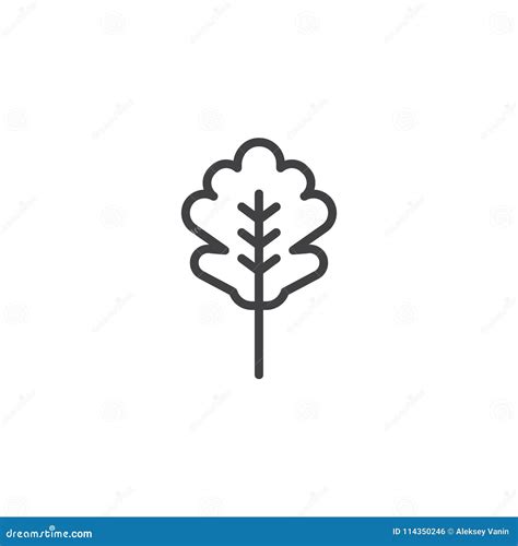 Leaf Outline Vector Illustration 3501976
