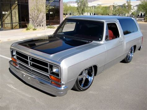 Classic Dodge Pickup Truck Custom Lowered Ramcharger Lowered Dodge