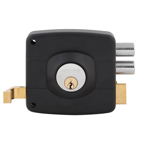 Cerradura Exterior Sobreponer Odis 323 Con Caja Metálica Para Rejas P