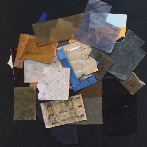 Paper Collage Stationery Ideas Assemblage Color Love