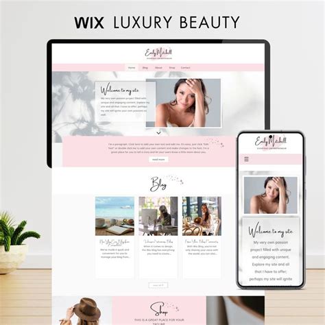 Wix Website Template Wix Template Website Design Wix Website Design