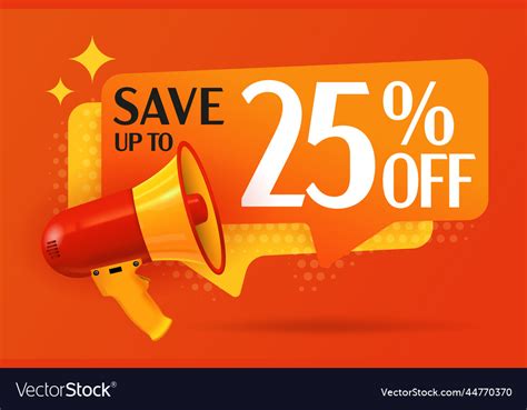 Save Up To Percent Off Speech Bubble Label Vector Image