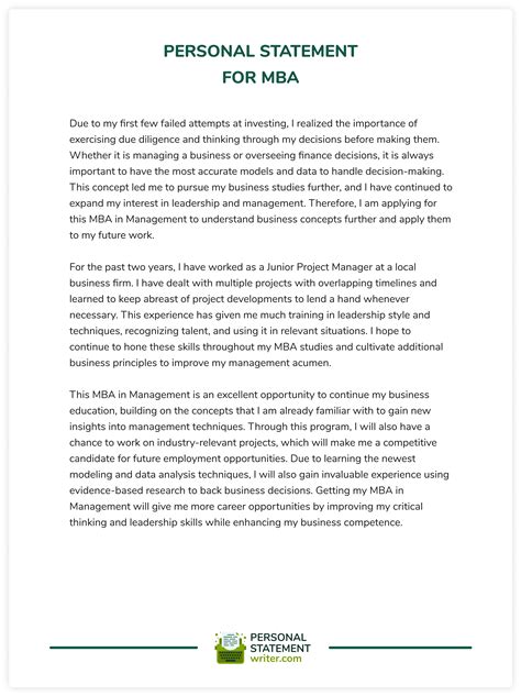 Best Personal Statement Examples In 2023 Why Do They Work