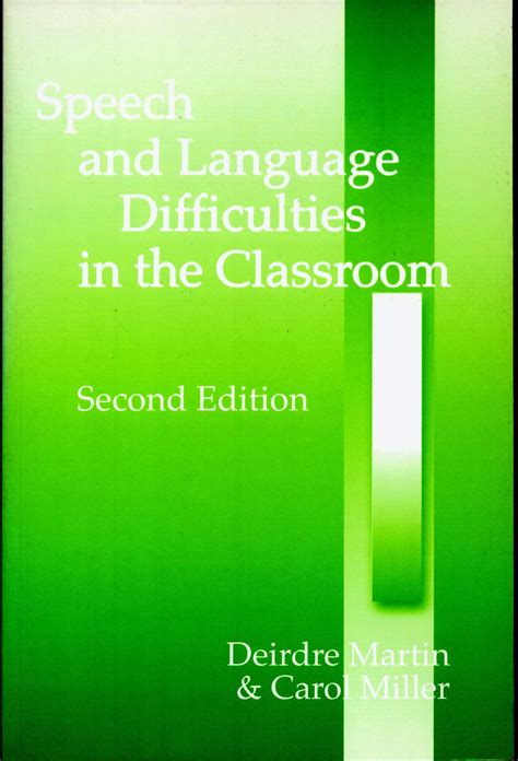 Speech And Language Difficulties In The Classroom Partners In Education