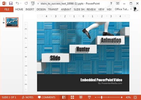 Stairway PowerPoint Templates With Video Animations SlideHunter