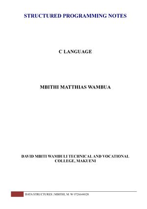 Intro To Ict And Ethics Ict Pdf Notes INTELLECTS COLLEGE KITUI DEPARTMENT OF INFORMATION AND