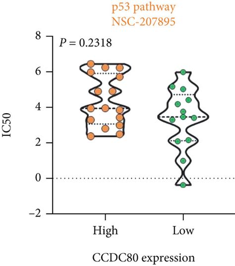 violin plots visualizing the differences of estimated half maximal