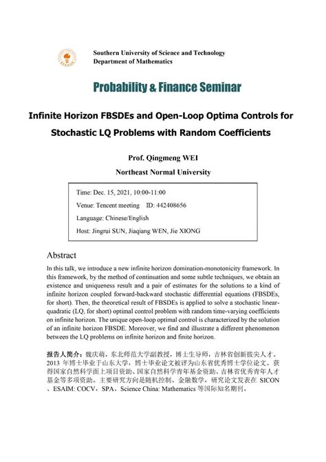 Infinite Horizon Fbsdes And Open Loop Optima Controls For Stochastic Lq Problems With Random