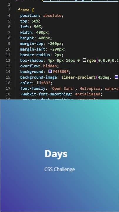 100 Days Css Challenge Day01 Youtube