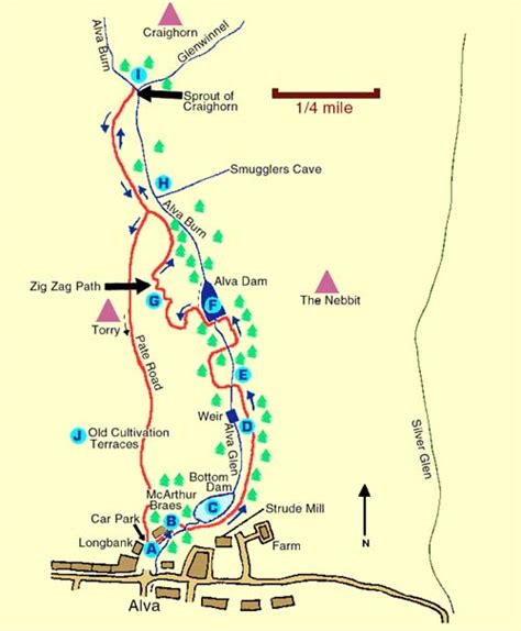 The Alva Glen Walk In The Ochil Hills Is A Scenic And Dramatic Walk