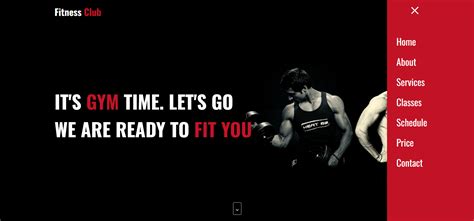 Angular 16 Gym Template Free Website Demo Therichpost