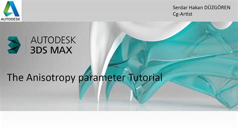 3ds max de vray 2 0 render motoru ile anisotropy parameter autodesk
